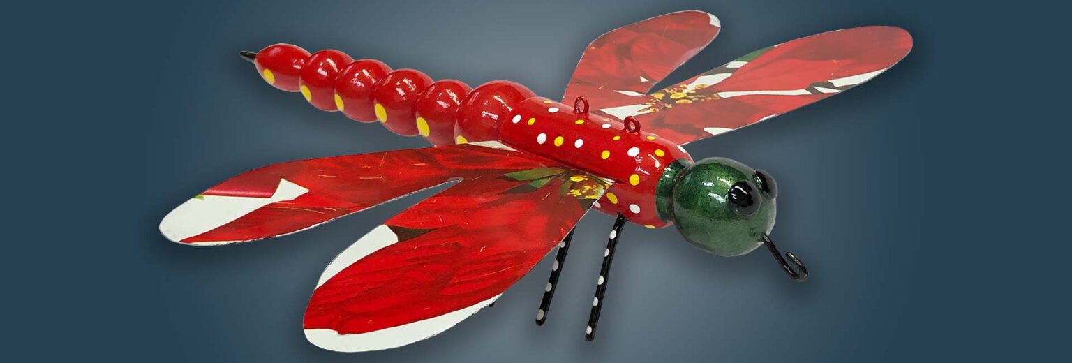 Poinsettia Dragonfly | Rodecoys